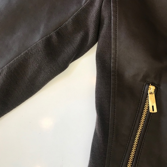 Kenneth Cole | Jackets & Coats | Kenneth Cole Faux Leather Jacket Size ...